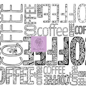 Coffee Lovers Coloring Pages Relaxing Caffeine-themed PDF Print Digital ...