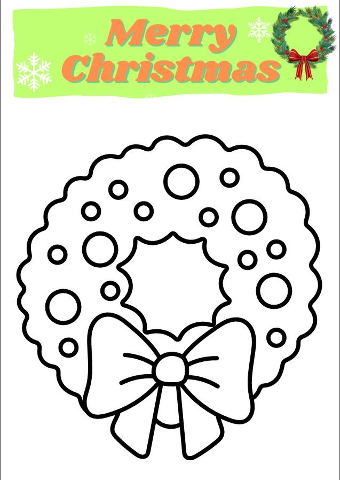 Christmas Coloring Pages, School Activities for Christmas - Etsy