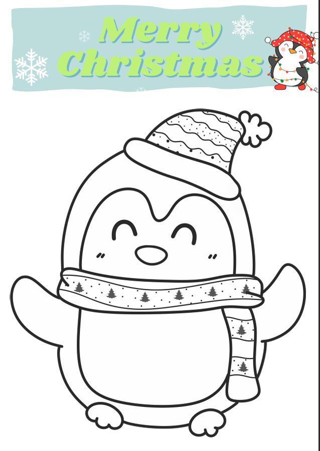 Christmas Coloring Pages, School Activities for Christmas - Etsy