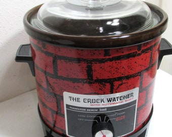 Rival Crock Pot Vintage Stoneware Slow Cooker - Etsy
