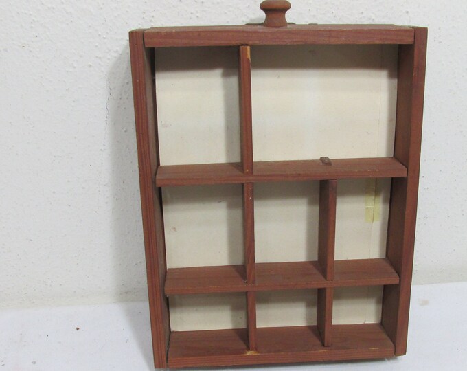 Wood Curio Cubby Very Small Display Vintage Shadow Box - Etsy