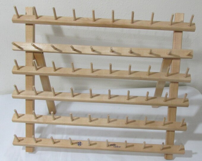 Wood Thread Holder Vintage 33 Spool Organizer - Etsy