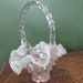 Fenton Lamb's Tongue Basket Vintage Pink Opalescent Unique Twisted ...