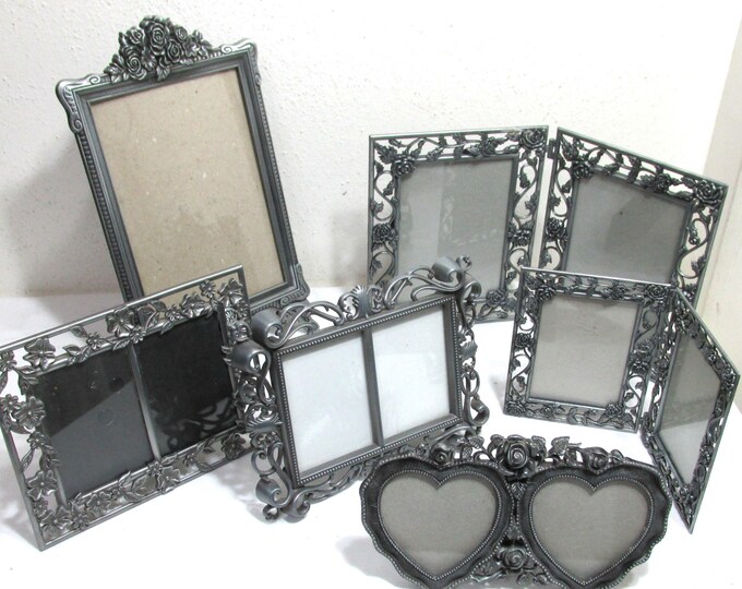 Pewter Picture Frames Vintage Doubles Choice of Different Size - Etsy