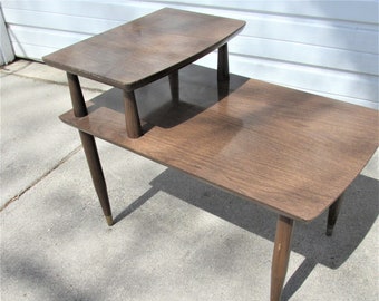 2 Tier Vintage End Table - Etsy