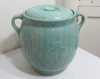 Mccoy Cookie Jar 1930s Ceramic Honeycomb Basket Shingles Pottery ...