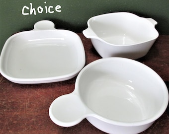 Vintage Set of 3 Corning Ware Pyroceram Square Sandwich Plates/ Bread ...