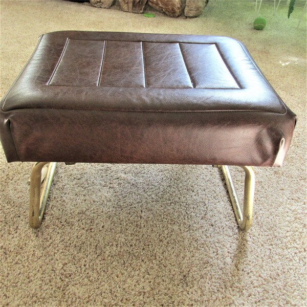 Vinyl Footstool - Etsy