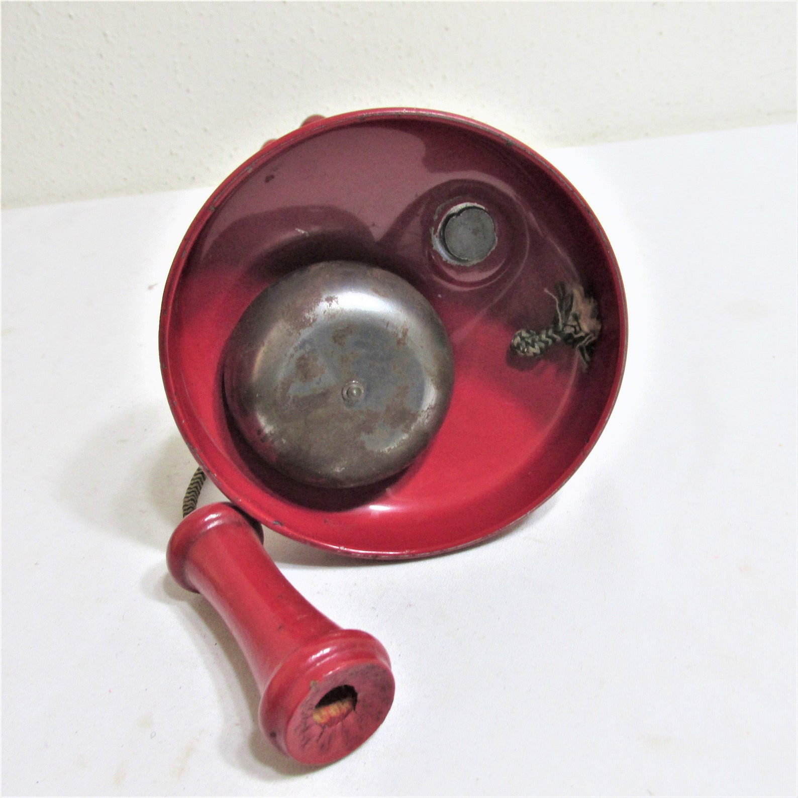 Tin Toy Telephone Vintage Choice Red Candlestick or Desk Phone - Etsy