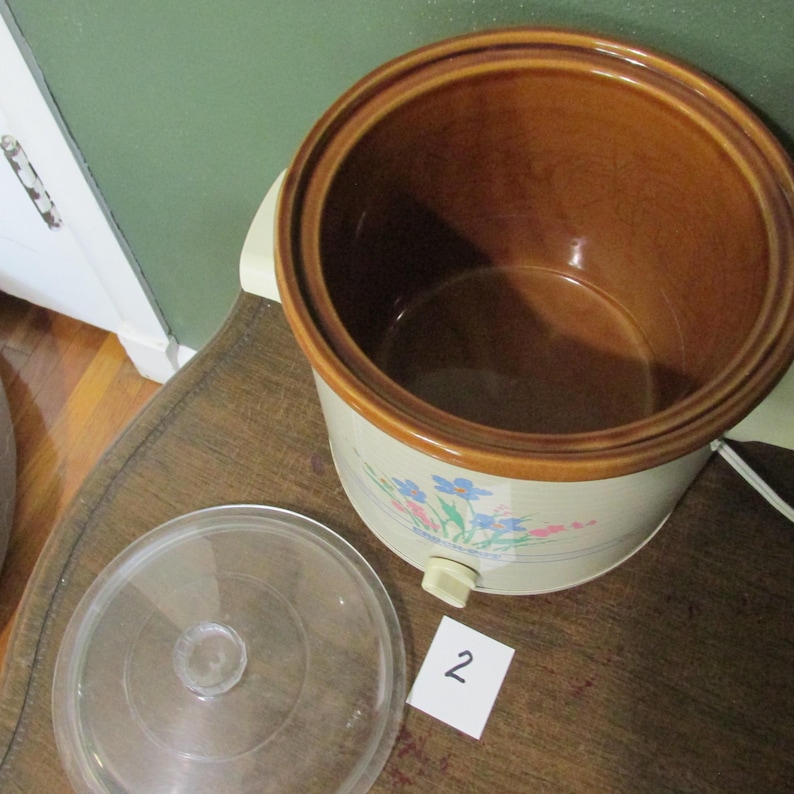 Rival Crock Pot Chose a Vintage Stoneware Slow Cooker - Etsy