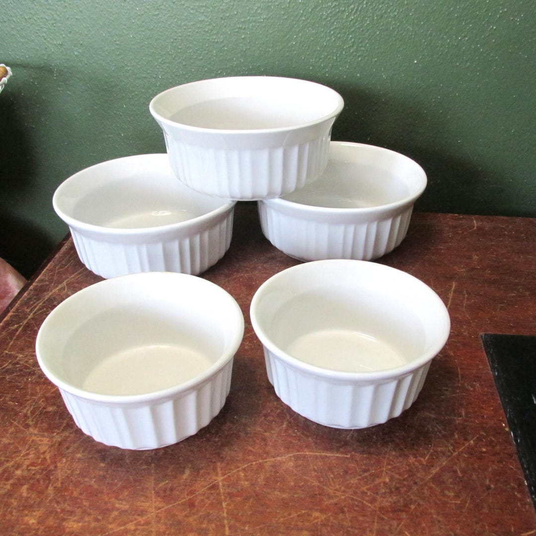 Corning Ware French White Vintage Set of 5 - Etsy