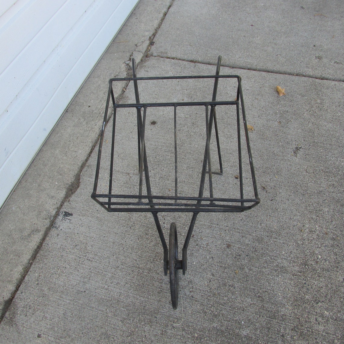 Metal Plant Stand Wheelbarrow Shape Iron - Etsy