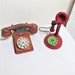Tin Toy Telephone Vintage Choice Red Candlestick or Desk Phone - Etsy