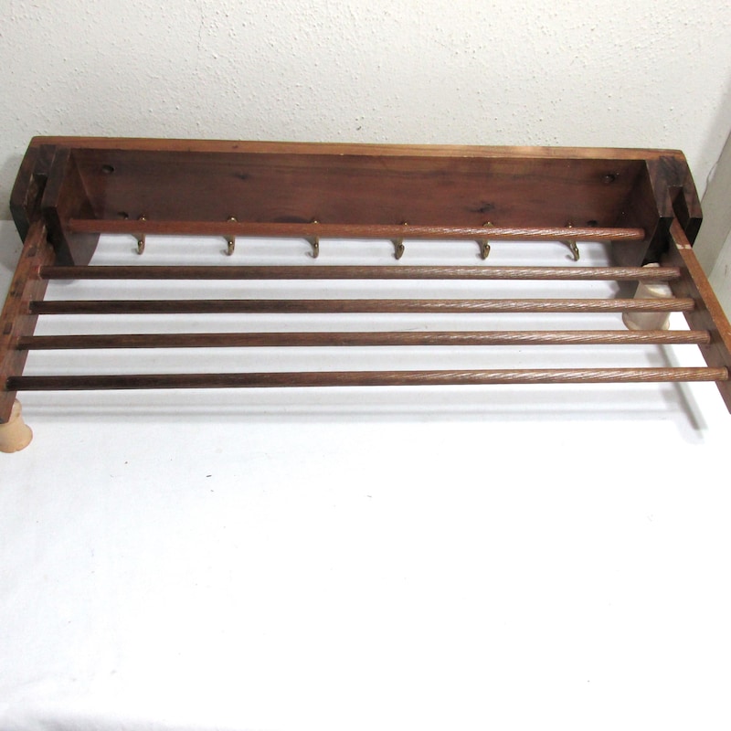 Wood Hat Rack - Etsy