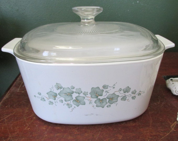 Corning Ware Casserole Callaway Ivy Vintage 3 Liter With Lid - Etsy