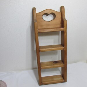 Shadow Box Shelf Vintage Narrow 4 Tier Shelf - Etsy
