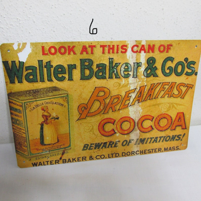 Tin Advertising Signs Reproductions Home Decor - Etsy