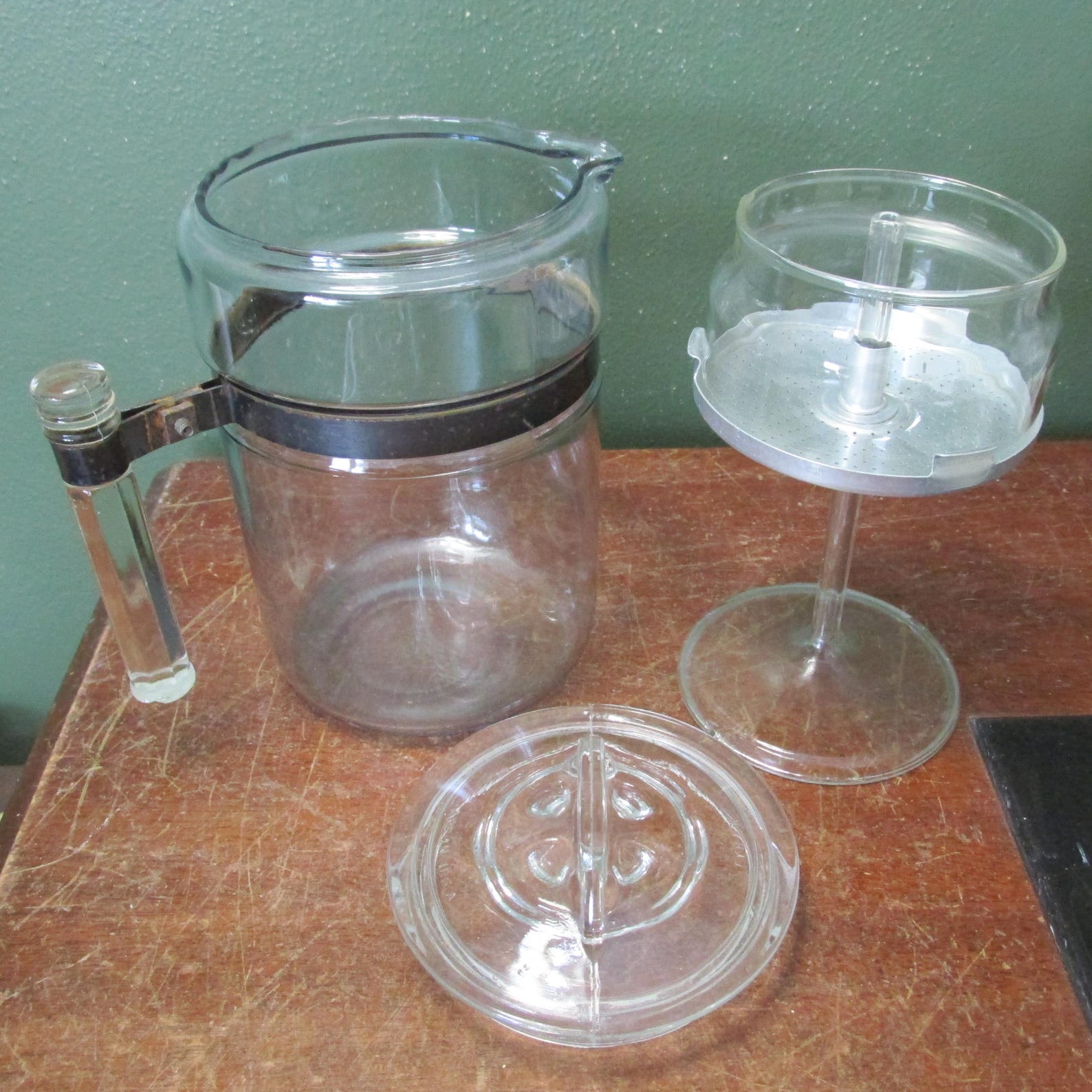 Pyrex Glass Percolator Flame Ware Vintage Pots, Pans, Parts Plus Heat ...