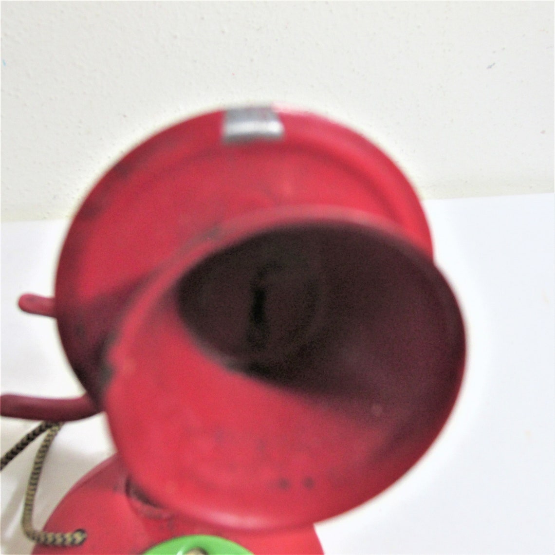 Tin Toy Telephone Vintage Choice Red Candlestick or Desk Phone - Etsy