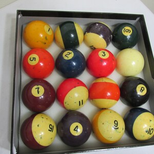 Pool Balls Replacement Vintage Choice Billiards Game Objects - Etsy