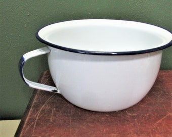 Enamel Chamber Pot - Etsy
