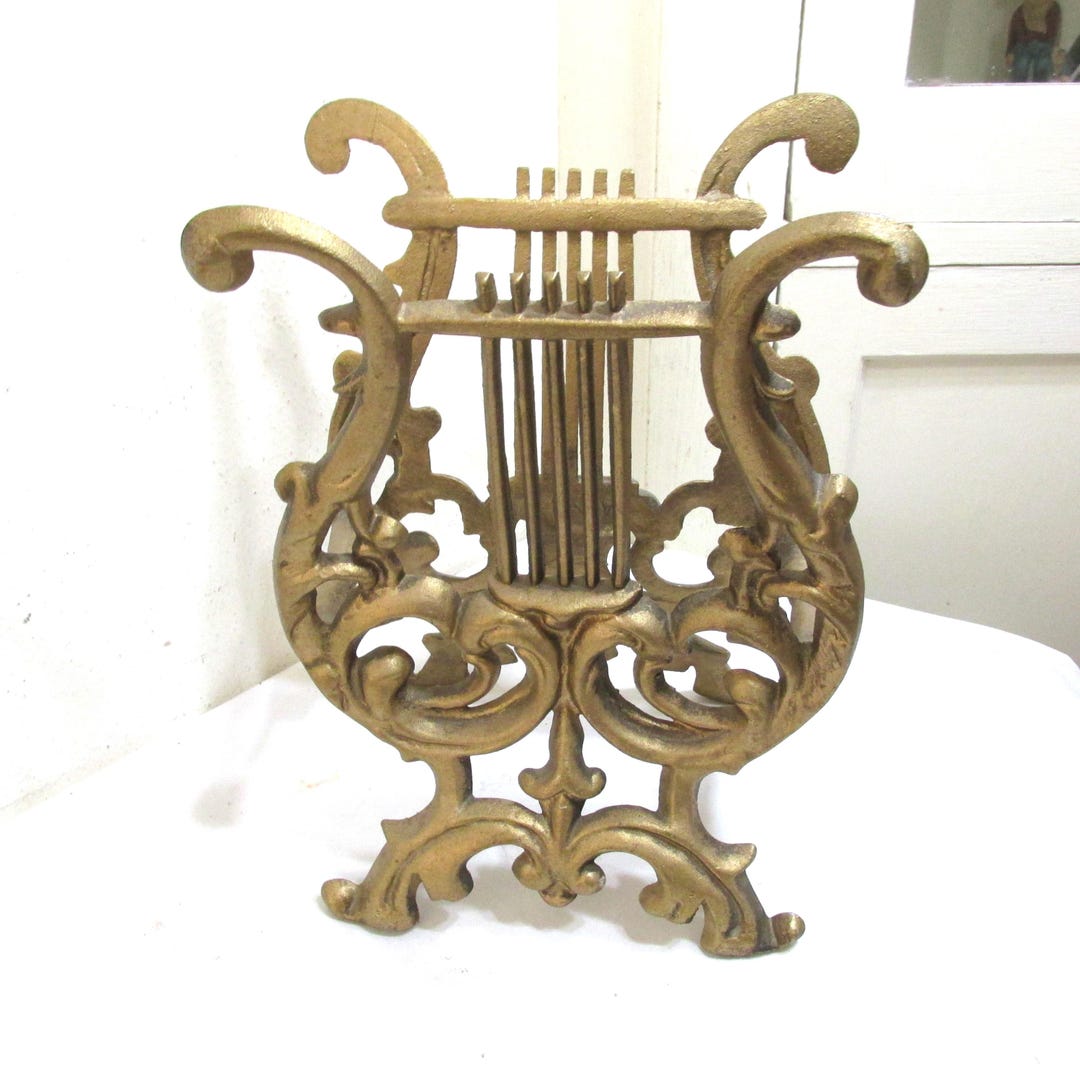 Lyre Music Note Book Rack Sheet Music Holder - Etsy