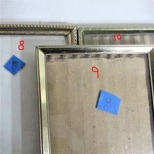 Picture Frame 3 1/2 X 5 Inch Choose 1 Vintage Metal Glass and Easel ...
