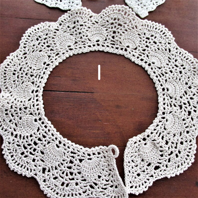 Crocheted Collar Vintage Choice of Style - Etsy