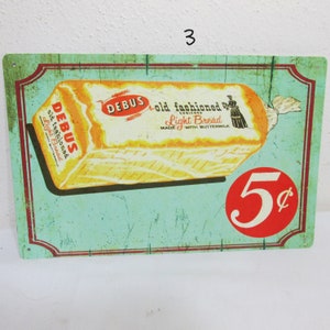 Tin Advertising Signs Reproductions Home Decor - Etsy