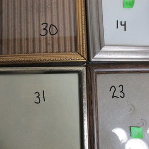 Picture Frame 3 1/2 X 5 Inch Choose 1 Vintage Metal Glass and Easel ...