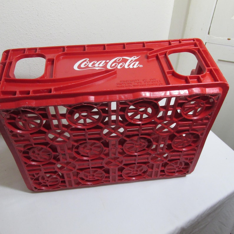 Plastic Coke Case Vintage Coca-cola Open Crate - Etsy