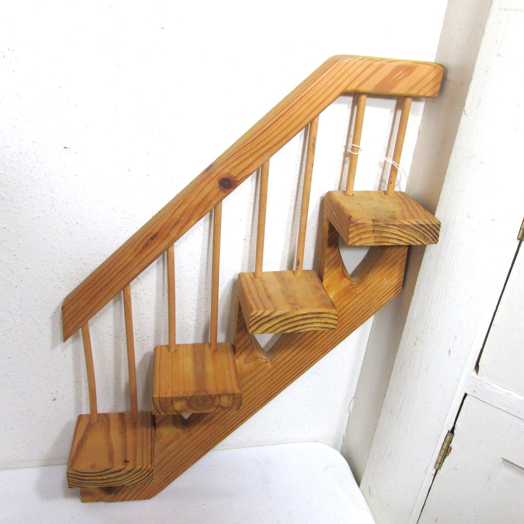 Single Stair Step Shelf Display Vintage Wall Hanging - Etsy