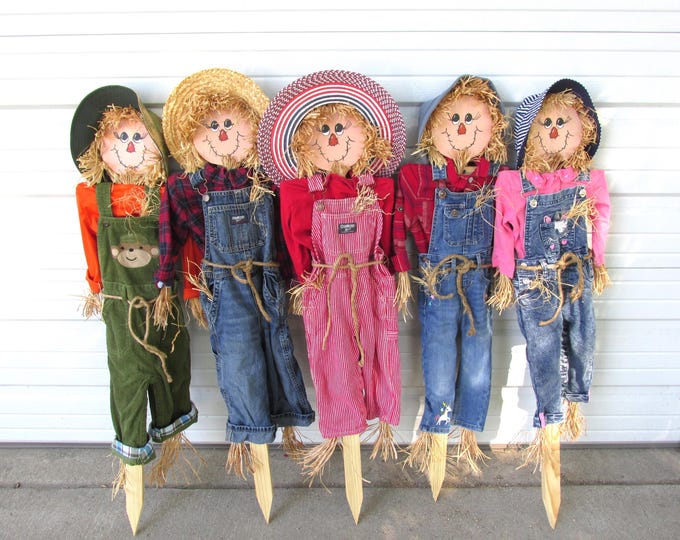 Scarecrow Porch Decor, Greeter Primitive Fall Decor, Fall Porch, Fall ...