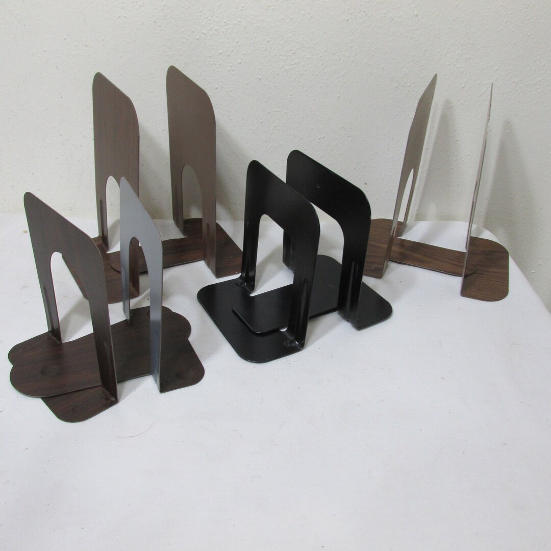 Metal Bookends Industrial Office Vintage Choice Library Book - Etsy