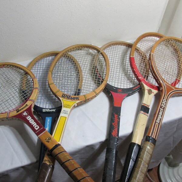 Wood Tennis Racket - Etsy