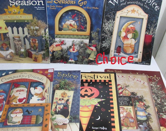 Reserved for Theresa-----6 Craft Painting Patterns Plum Purdy Books ...
