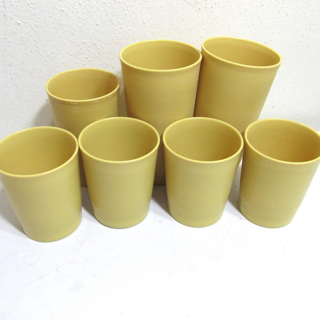 Tupperware Tumblers Set of 7 Vintage Drinking Glasses - Etsy