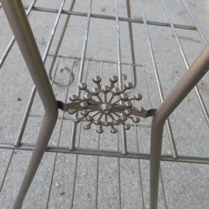 Wire Stand Vintage 3 Tiered Table Indoors or Out - Etsy
