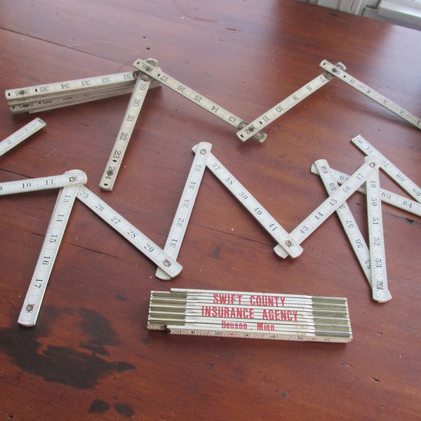 Folding Wood Ruler - Etsy