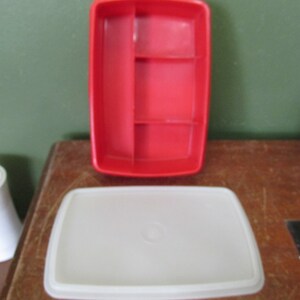 Tupperware Stow N Go Divided Box Tuppercraft Container - Etsy