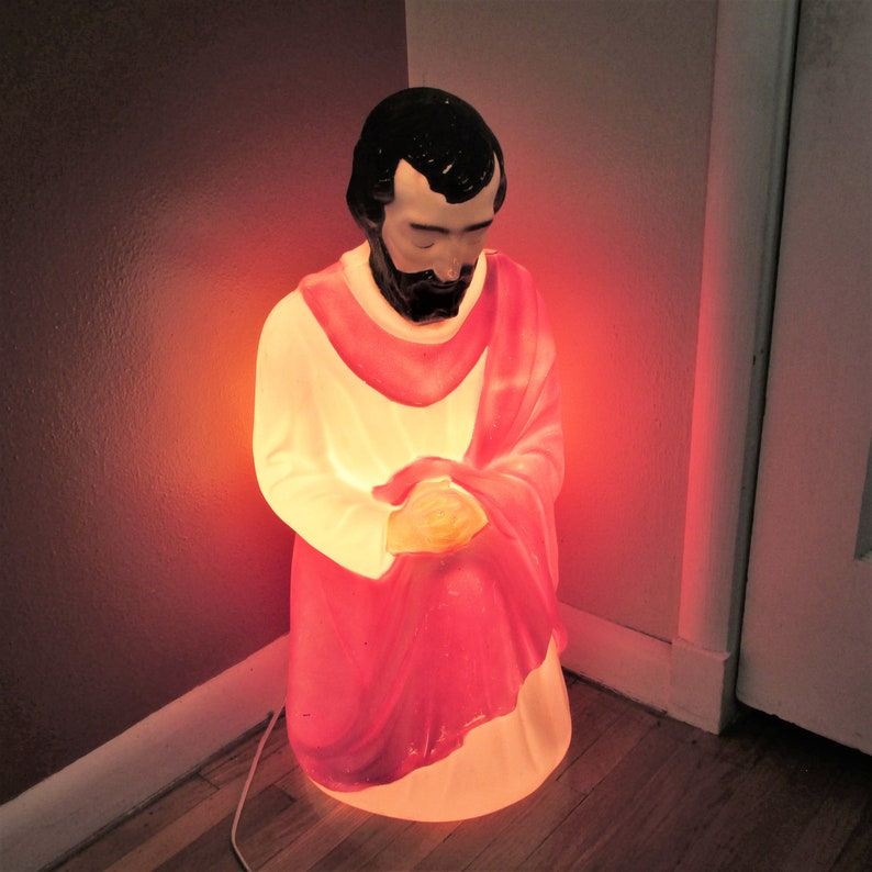 Blow Mold Joseph Vintage Empire Christmas Nativity Decoration - Etsy