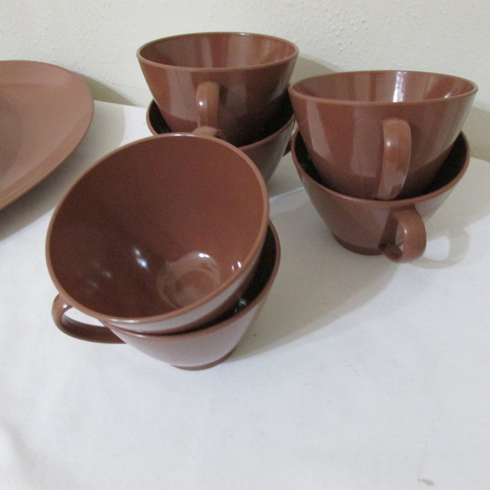 Melmac Dishes 26 Piece Vintage Brown Set - Etsy