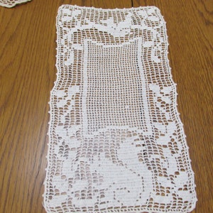Crocheted Doily Vintage Handmade Choice of Cat, Squirrel, or Other ...