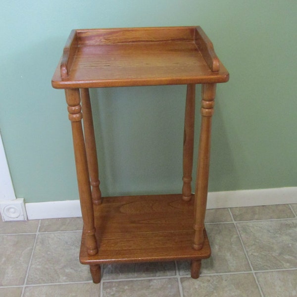Wood Telephone Table - Etsy