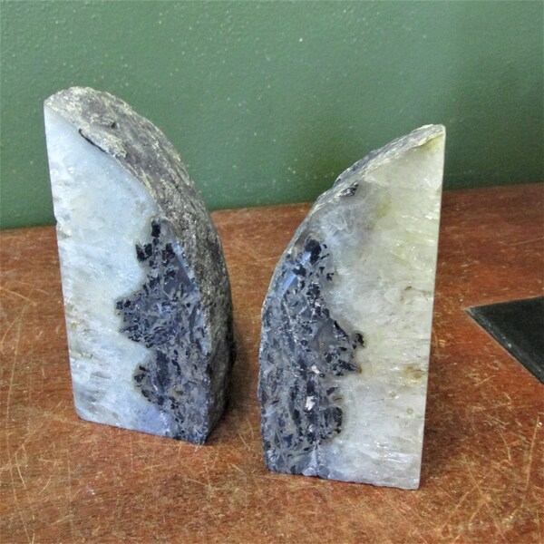 Agate Bookends - Etsy
