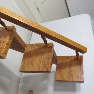 Single Stair Step Shelf Display Wall Hanging Vintage Handmade - Etsy