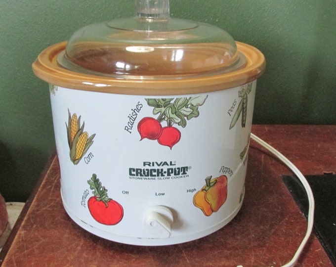 Rival Crock Pot Vintage Stoneware Slow Cooker - Etsy