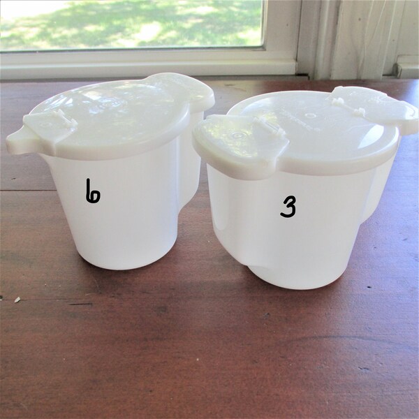 Tupperware Sugar and Creamer - Etsy