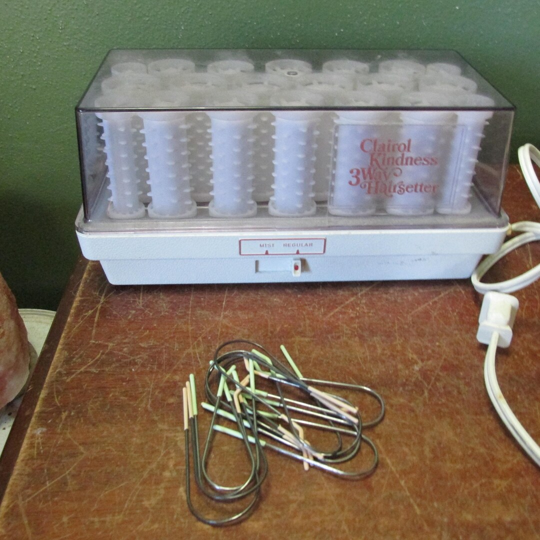 Electric Hair Rollers Vintage Clairol Kindness 3 Way Hairsetter With ...