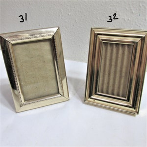 Picture Frame Wallet Size Choose 1 Vintage Metal Glass and - Etsy